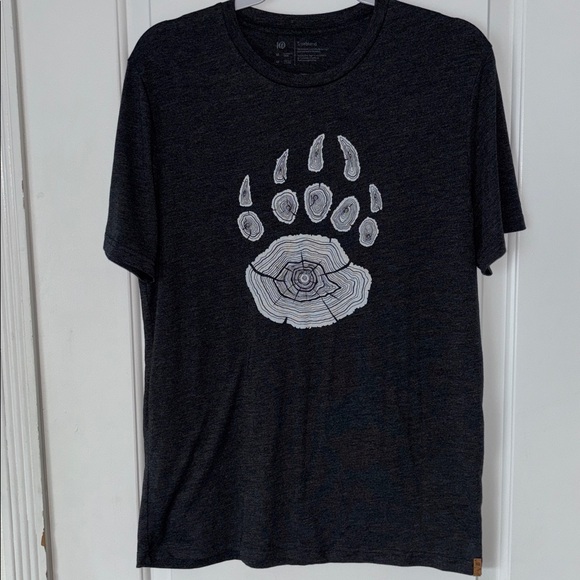 tentree | Shirts | Ten Tree Treeblend Bear Print Tree Ring Tee T Shirt ...